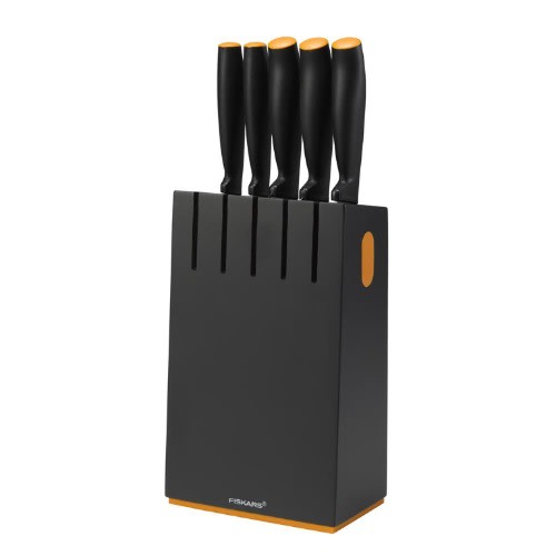 A&S Fiskars knife block with 5 Knives | 3748995 | Konga Online Shopping
