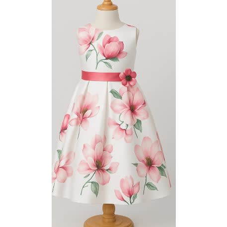 Flowery Party Dress - White | 6441467 | Konga Online Shopping