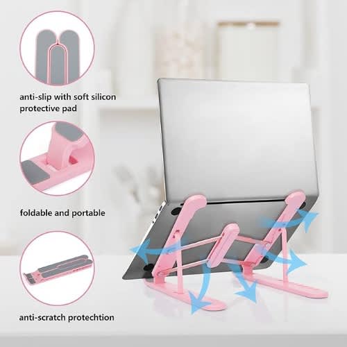 P1 Multi - Position Foldable Notebook Bracket - Pink | Konga Online ...