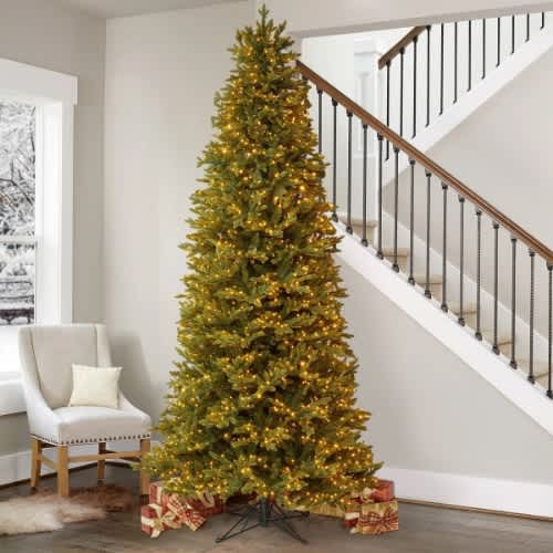 Costco 9ft Pre-Lit Radiant Micro Led Slim Artificial Christmas Tree ...