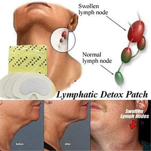 Lymphatic Detox Patch Anti-swelling Herbal Stickers Pain Relief - 6pcs ...
