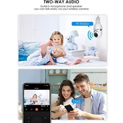 Ptz 360° Bulb Camera | Konga Online Shopping