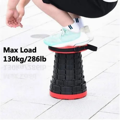 Portable Adjustable Height Folding Telescopic Stool | Konga Online Shopping