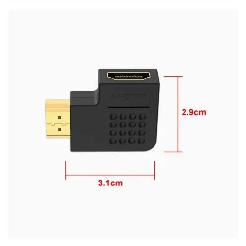 Best L Shaped HDMI Adapter Male To Female Joiner - Shape Flat Extender ...