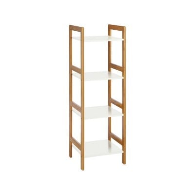 Habitat 4 Level Shelf Bamboo -white | 6621574 | Konga Online Shopping