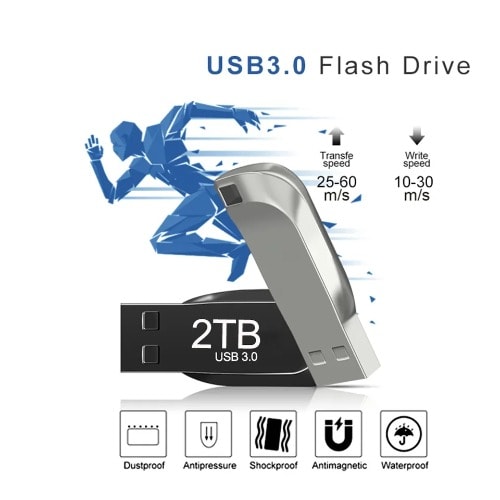 Usb 3.0 High Speed Waterproof Flash Drive -2TB | 6076757 | Konga Online ...