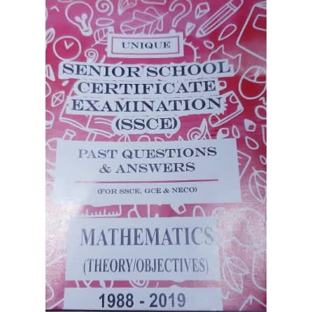 SSCE Past Question And Answer | Mathematics | 1272866 | Konga Online ...
