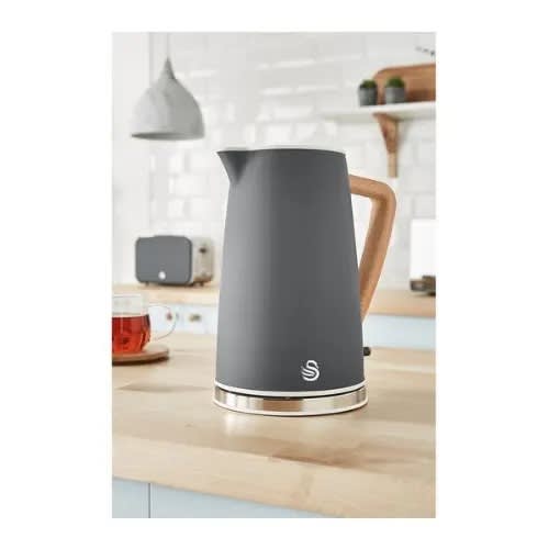 Swan 1.7l Nordic Cordless Jug Kettle With Wooden Handle | 6742649 ...