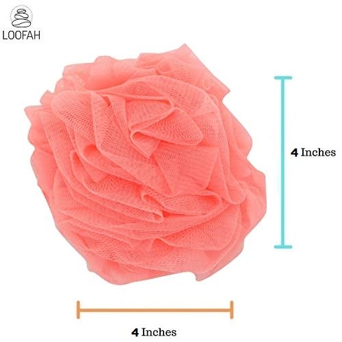 Baby & Toddler Bath Pouf Loofah Sponge - Peach | Konga Online Shopping