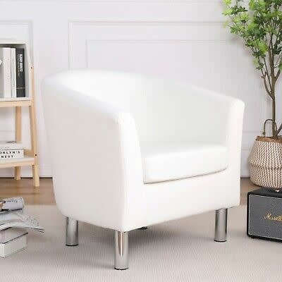 Bucket Chair - Single Seaters Sofa Tub - Armchair - White | 6090481 ...