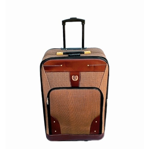 Big Size Bi Pattern Trolly Luggage Traveling Box - Brown | 6318003 ...