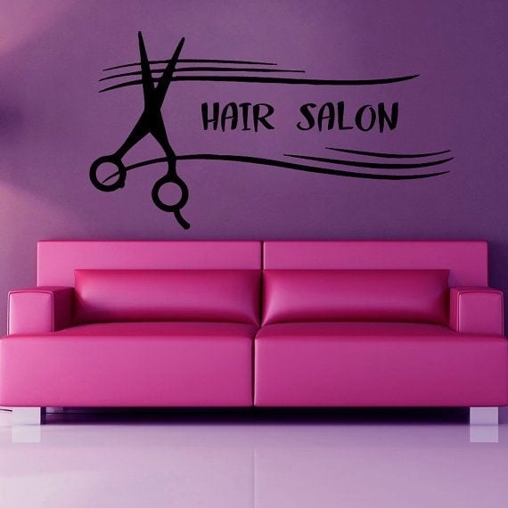 Hair Salon Wall Sticker -MX Wall Series | Konga Online Shopping