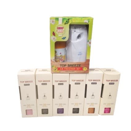 Top Breeze Diffuser And Machine Set - Six Different Fragrance - 160ml x ...