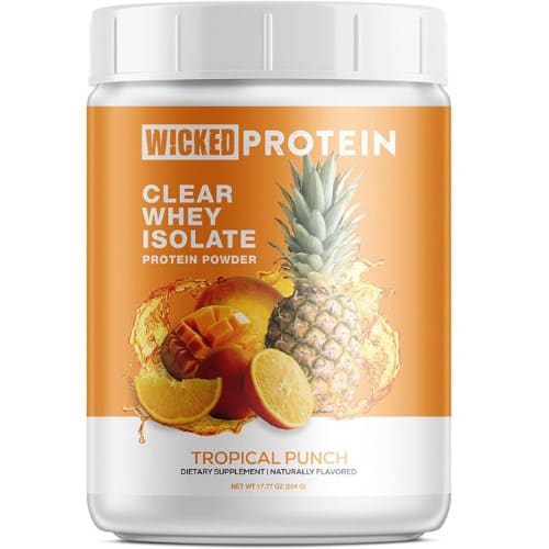 Wicked Protein Whey Isolate Protein Powder 504g 23g Protein,95 Calories ...