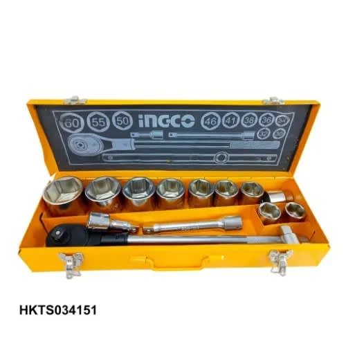 Ingco Socket Set Dr - 3/4" Hktso34151 - 15 Pieces | Konga Online Shopping