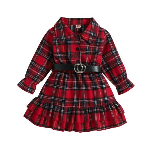 Girls Checkered Dress | Konga Online Shopping