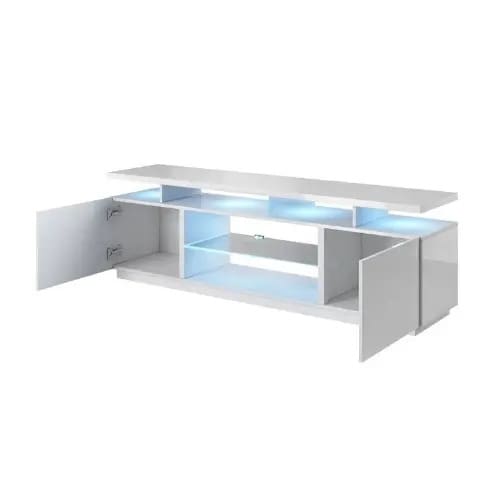 Vivaz - Glossy Tv Stand For Tvs Up To 78"- White. | Konga Online Shopping