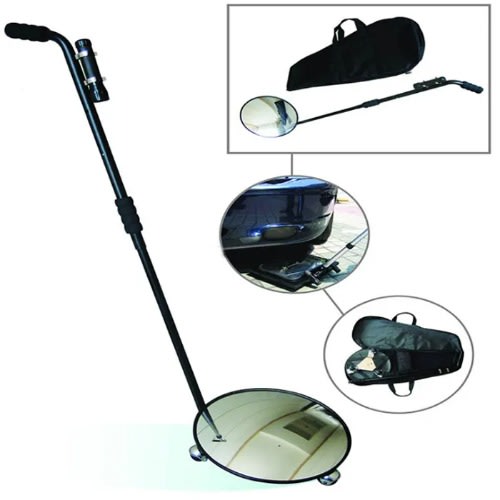 Under Vehicle Inspection Mirror With Wheels And Torch For Security ...