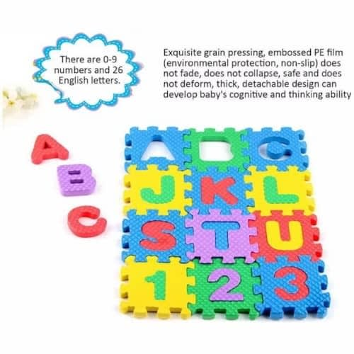 Kids Eva Puzzle Mats Alphabet & Numbers- Multicolor | 4712955 | Konga ...