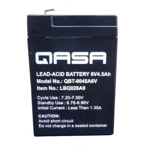 QASA Rechargeable Fan Replacement Battery 6V 4.5ah- Pin Type | Konga ...