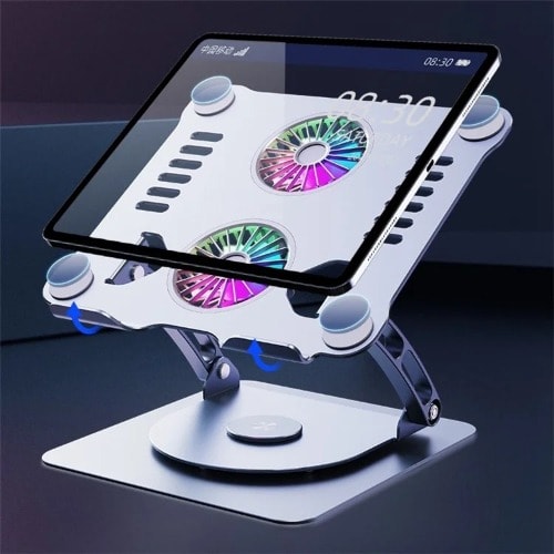 Adjustable Laptop Cooling Stand With USB Cooling Fan | Konga Online ...