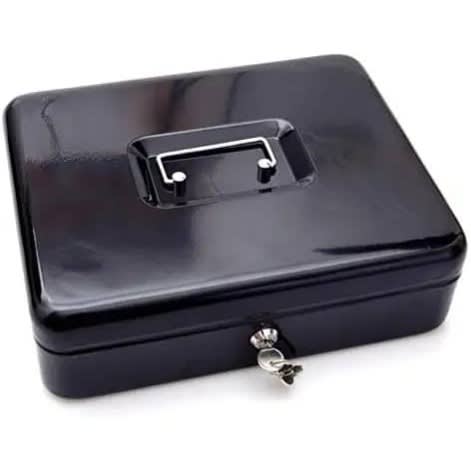 Cash Box With Keys - 12" - Black | 5978600 | Konga Online Shopping