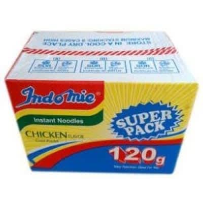 Indomie Super Pack - Chicken Flavor Noodles - 120g - 40 Packs Per ...
