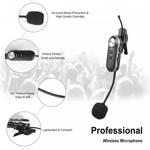 Microphone For Saxophone - Wireless Mic For Sax - Rechargeable | Konga ...