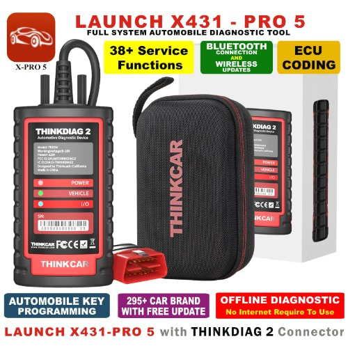 Launch X431 Launch Pro 5 Car Scanner With Thinkdiag 2 Connector | Konga ...