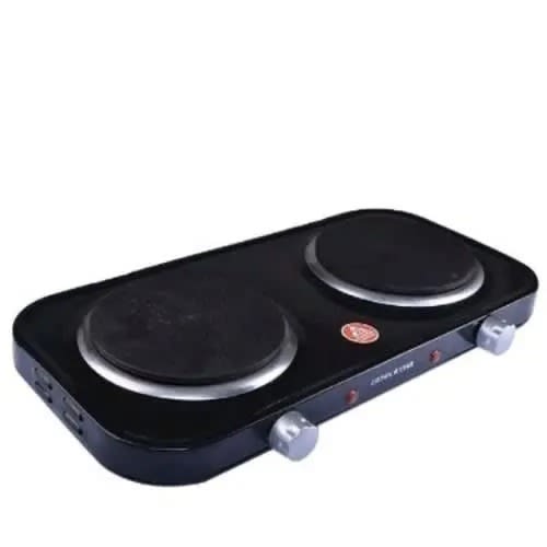 Dual Burner Electric Hot Plate - 1500w | Konga Online Shopping
