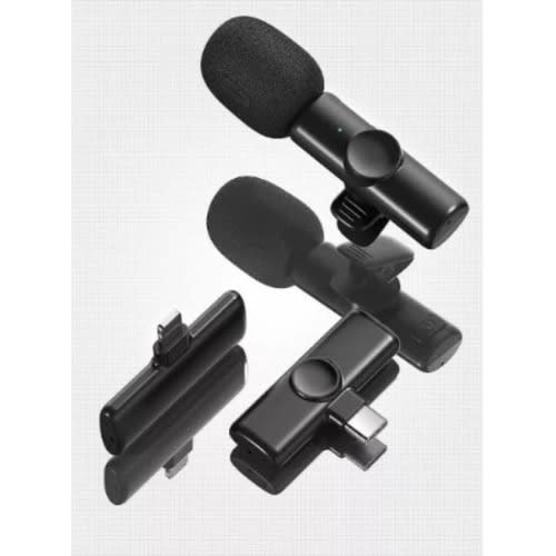 K11 Dual Wireless Lavalier Microphone Mini Mic For Android - Type C ...
