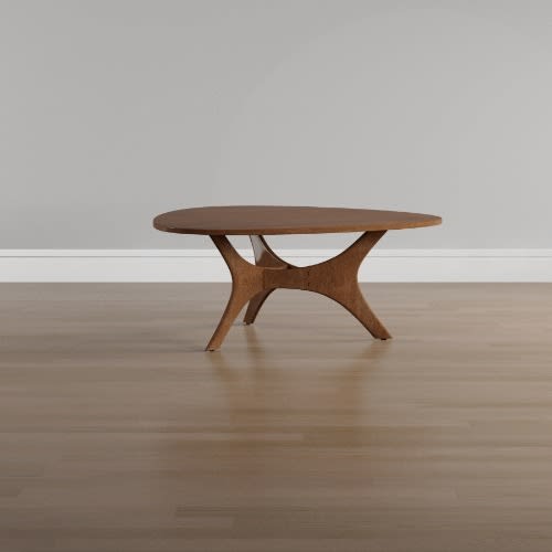 Handys Blaze Triangle Wood Coffee Table - Brown | Konga Online Shopping