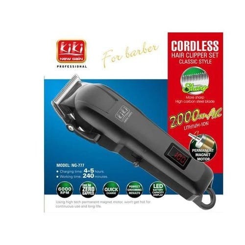 Kiki Cordless Hair Clipper – Powerful Rechargeable Trimmer - 2000mah ...