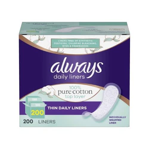 Always Daily Liners 100% Pure Cotton - 200 Liners | 6602695 | Konga ...
