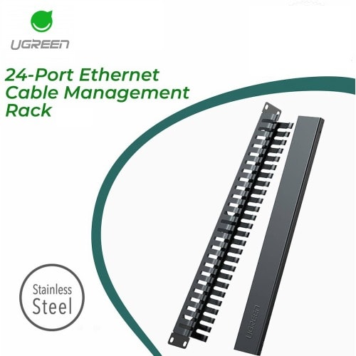 Ugreen 24/50-port Ethernet Cable Management Rack - 70424 | 6220501 ...