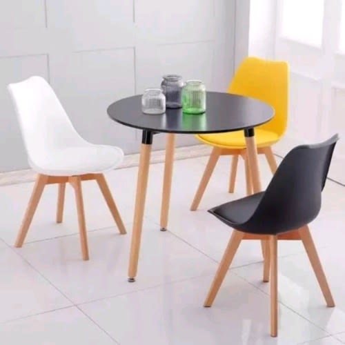 Dinning Table +3 Leather Seat Chair | Konga Online Shopping