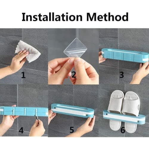 Wall Mounted Slipper Rack | Konga Online Shopping