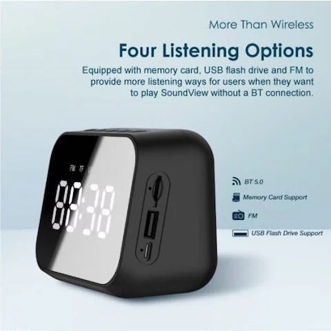 Oraimo Obs-03s Smart Alarm Clock And Bluetooth Speaker | Konga Online ...
