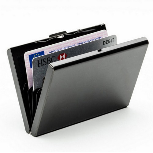 Aluminium Security ATM And Business Card Wallet Holder - Black | Konga ...