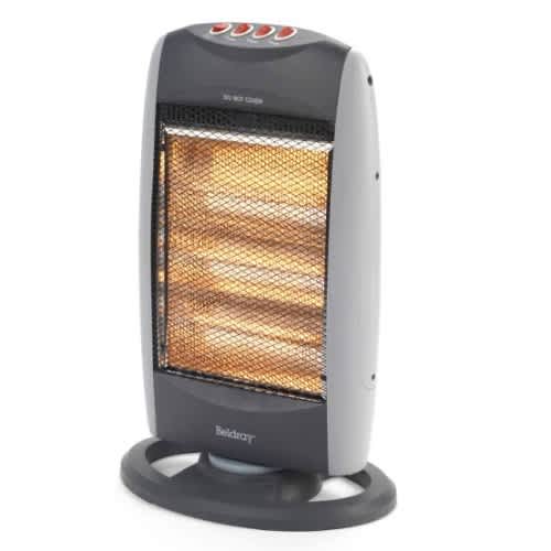 Beldray Oscillating Halogen Heater With 3-heat Settings - 1200W ...