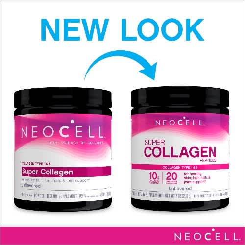 Neocell Super Collagen Peptides - Unflavored Powder - 7 Oz - 20 ...