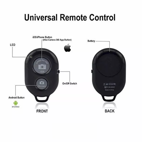 Bluetooth Remote Control Camera Shutter For iPhone Ipad Android Phones ...