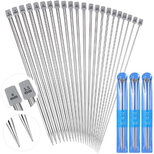 Knitting Needles - 250mm Long - 1 Pair | Konga Online Shopping