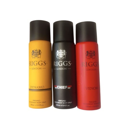 Riggs London Perfumed Deodorant Body Spray-250ml X 3pieces | 6681335 ...