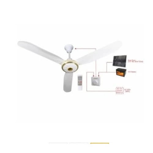 QASA Qcf 56'' AC/DC Ceiling Fan With Remote - Non Rechargeable ...