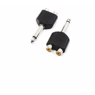 Male Mono Plug to 2 Female RCA Splitter Audio Adapter | Konga Online ...