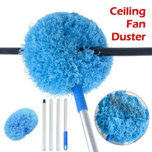 Scalable Absorb Dust Ceiling Fan Duster - Household Dusting Cleaning ...