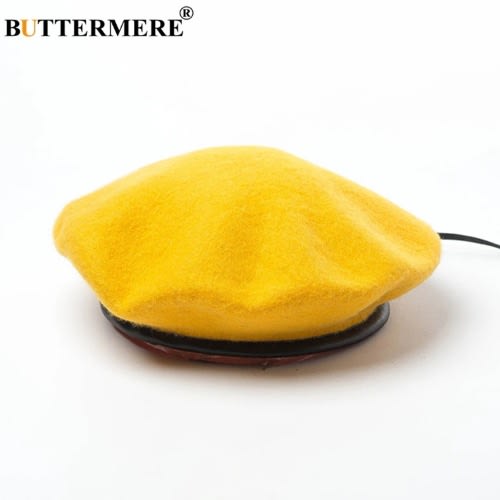 Wool Beret - Yellow | Konga Online Shopping