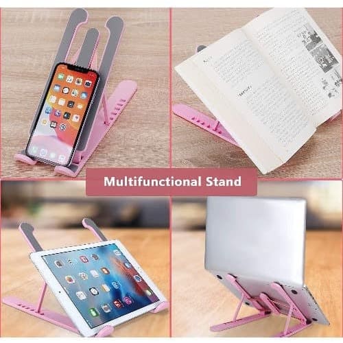 Adjustable Laptop / Phone Stand - Pink | Konga Online Shopping