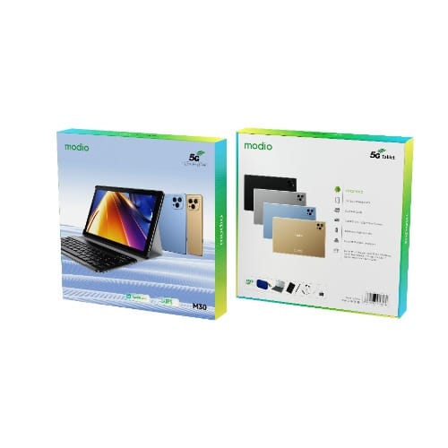 Modio M30 5G Tablet PC - 10" - 8GB RAM - 512GB ROM - Dual SIM - 8000mAh ...